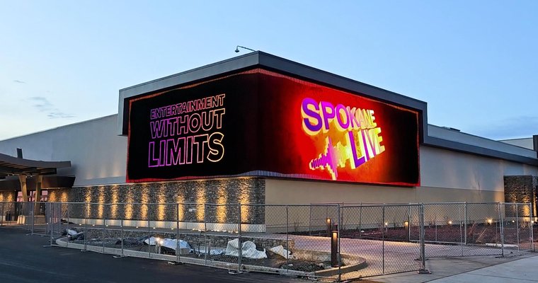 Spokane Tribe Resort & Casino installs façade digital signage | Digital ...