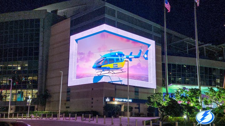 Tampa arena gets an electrifying LED display makeover inside and out ...