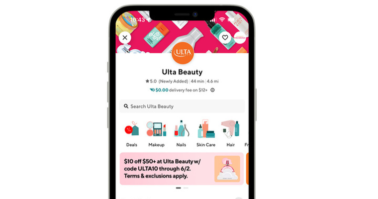 Ulta Beauty taps DoorDash for on-demand delivery | Retail Customer ...