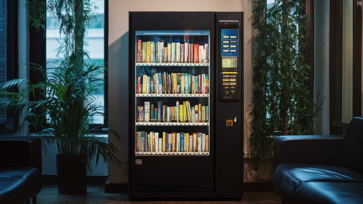 Vending machine boasts books from local authors | Vending Times