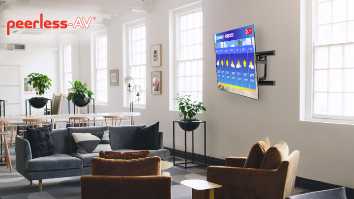 Peerless-AV® Introduces Three Redesigned SmartMount® Articulating Wall Mounts | Digital Signage ...