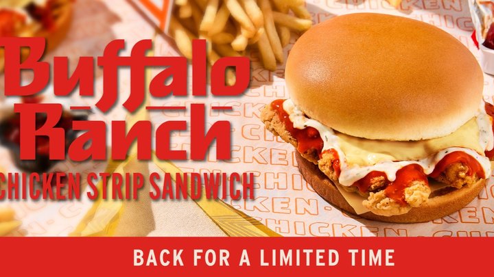 Whataburger relaunches Buffalo Ranch Chicken Strip Sandwich | QSR Web