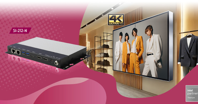 IBASE launches SI-212-N 4k digital signage player | Digital Signage Today