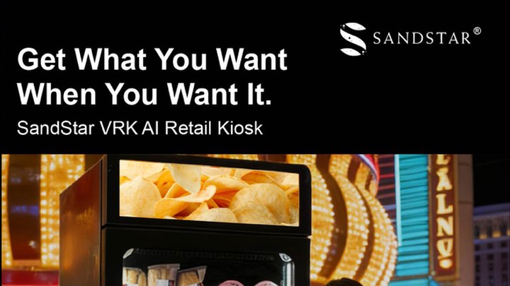 SandStar VRK AI Vending Machine Fact Sheet | Automation & Self-Service