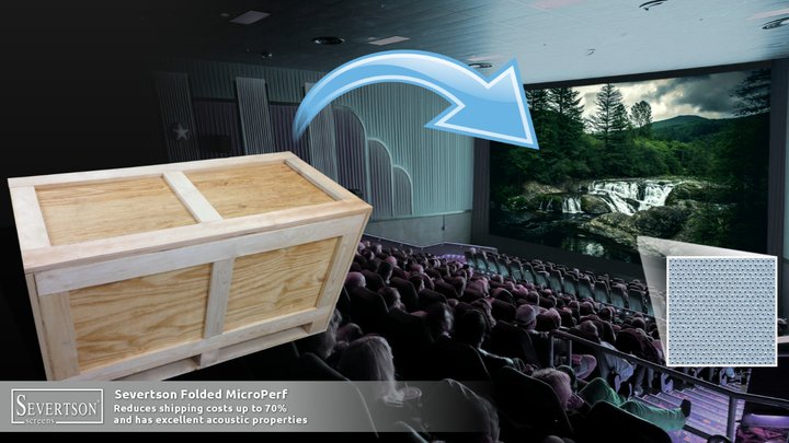 Severtson showcases folded cinema project screens, coatings at ...