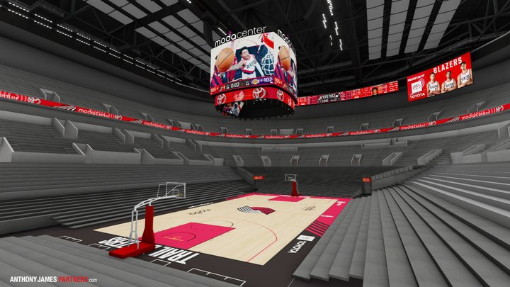 Portland Trail Blazers transforming arena visuals, statistical displays ...