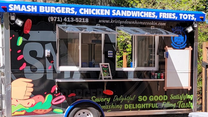 Kristy's Down Home Cookin brings smash burgers to Oregon | Food Truck ...
