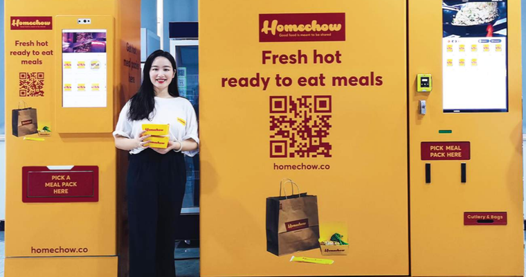 Homechow's hot food vending kiosks merge convenience, culinary ...