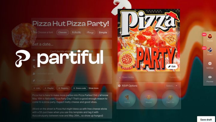 Pizza Hut partners with Partiful for National Pizza Party Day | QSR Web