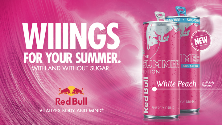 Limited-time White Peach Red Bull summer edition now available ...
