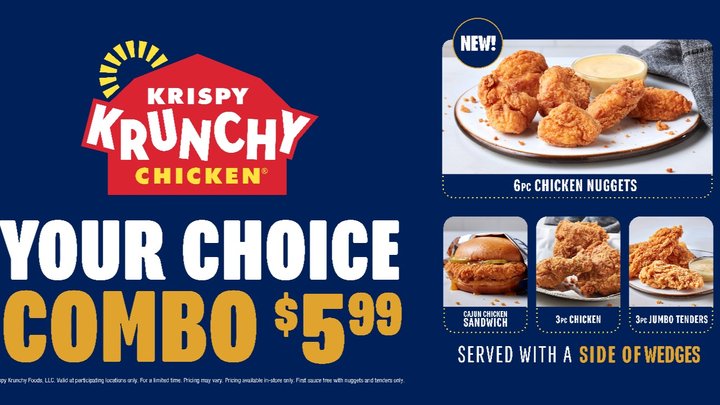 Krispy Krunchy Chicken launches $5.99 inflation-buster combo | QSR Web