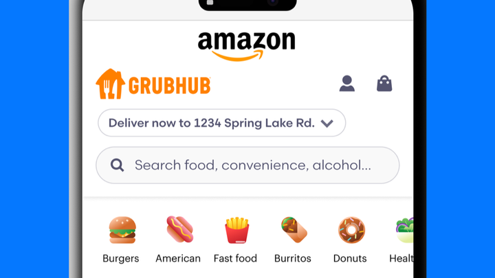 Amazon, Grubhub partner to deliver restaurant convenience, savings ...