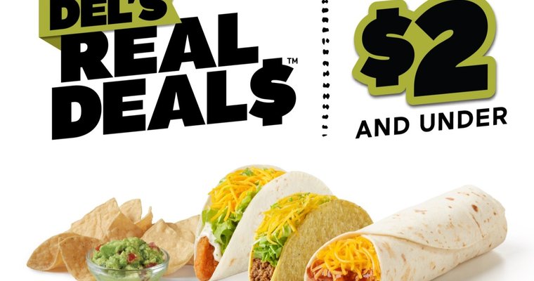 Del Taco's value menu includes 15 items at $2 or under | QSR Web