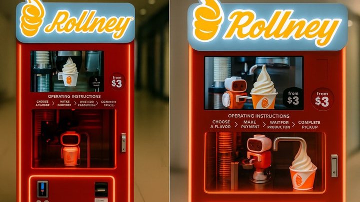 Rollney Singapore deploys robotic ice cream vending machine | Vending Times