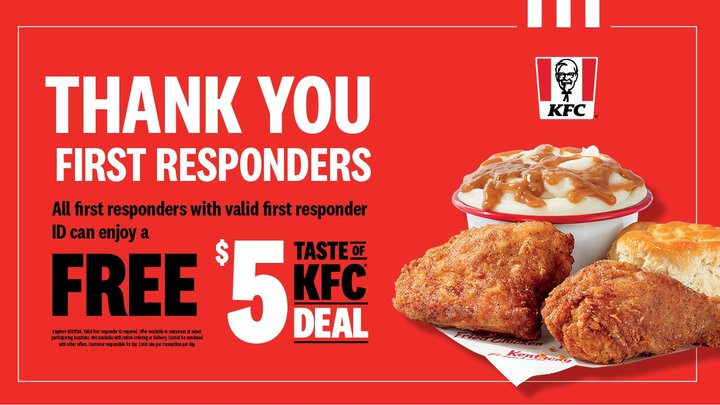 KFC offering free meal to first responders in Southern California | QSR Web