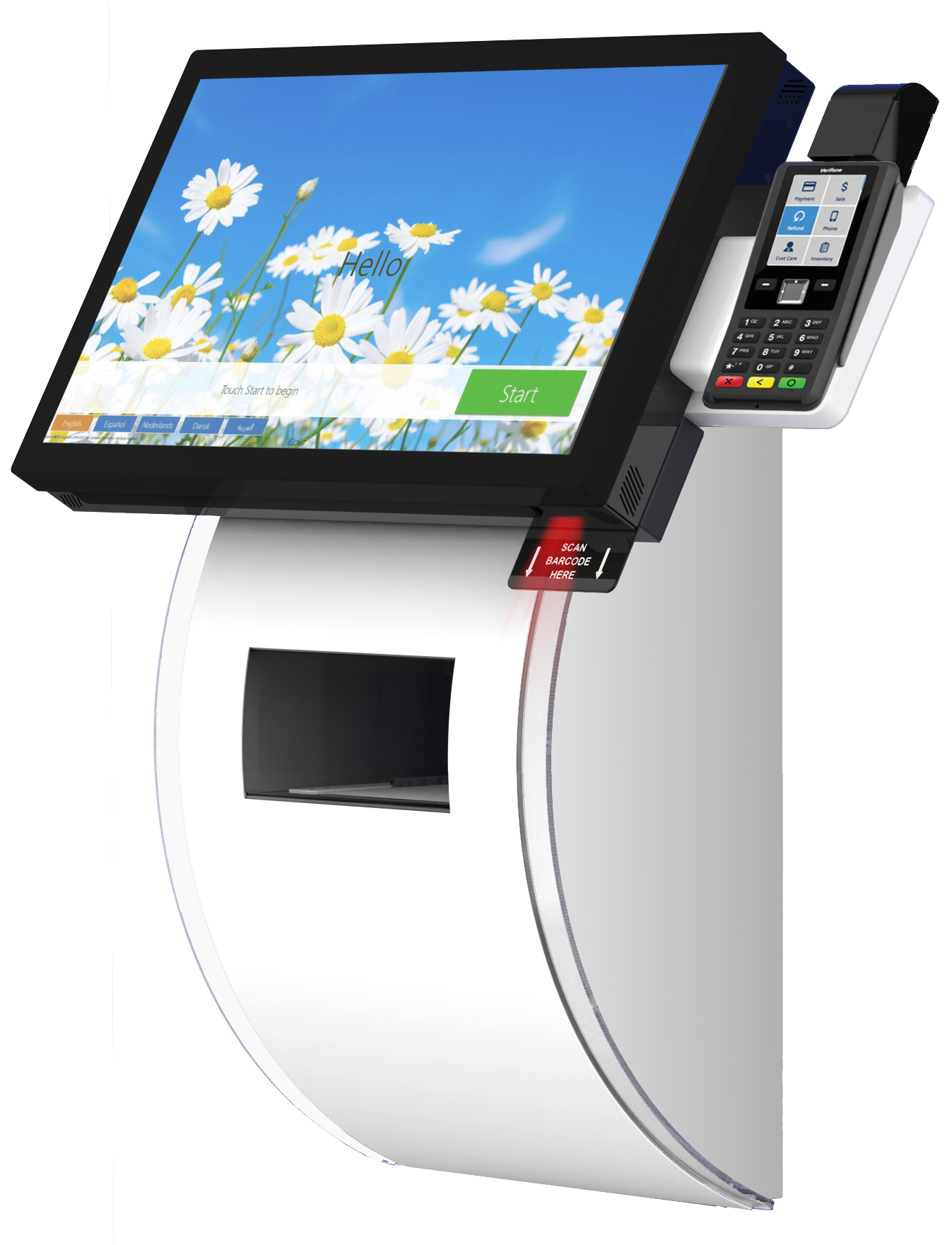 BA+ Wall-Mounted Kiosk with Customizable Branding Options - Connected ...