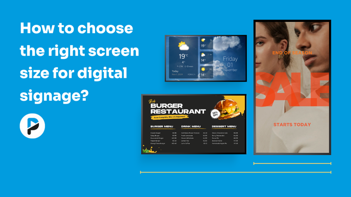 How to choose the right screen size for digital signage? | Digital ...