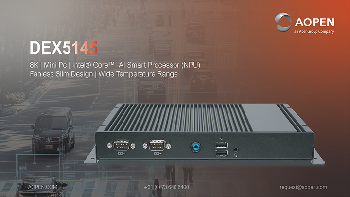 AOPEN Launches the DEX5145 – Compact Powerhouse for 24/7 Edge ...