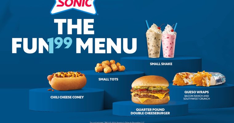 Sonic enters value game with $1.99 menu | QSR Web