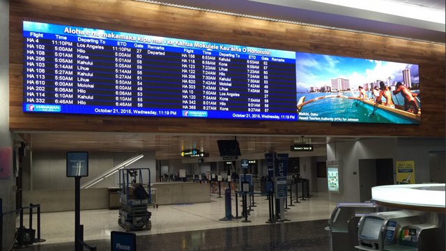 Honolulu Int'l Airport deploys LED digital signage | Digital Signage Today