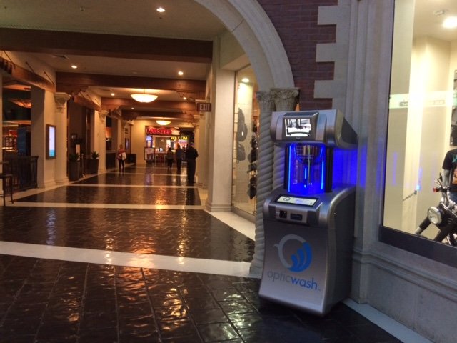 Opticwash opens new kiosk in Las Vegas Venetian Hotel | Kiosk Marketplace