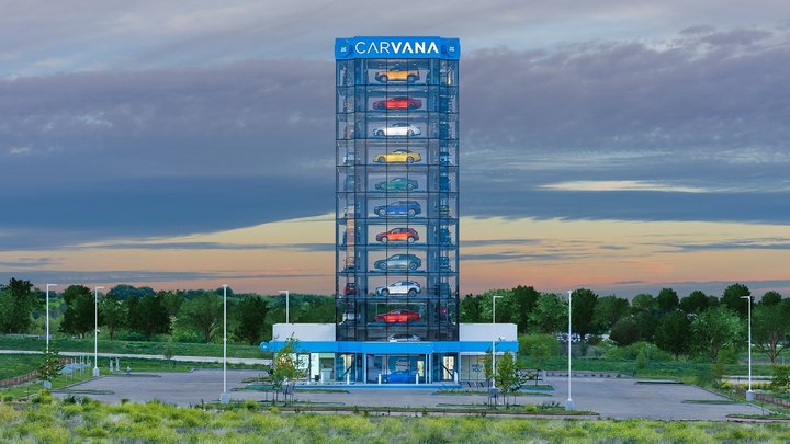 Carvana debuts vending machine in Fort Worth | Kiosk Marketplace