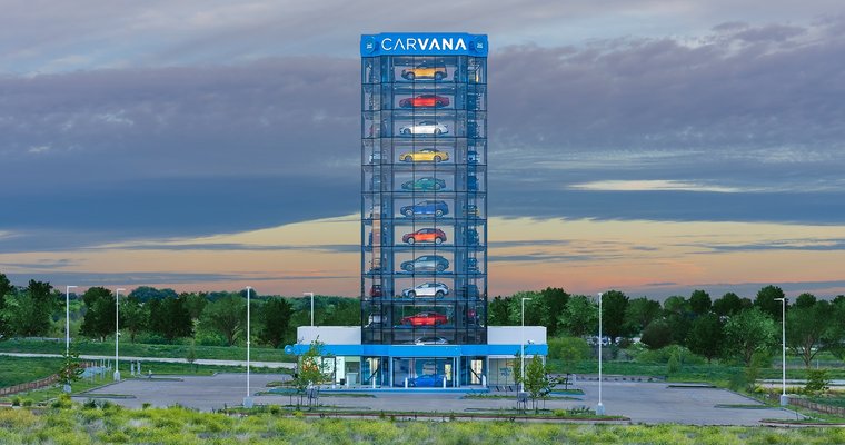 Carvana debuts vending machine in Fort Worth | Kiosk Marketplace