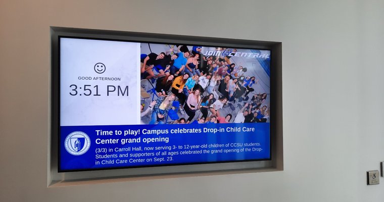 CCSU, Carousel partner on digital signage | Digital Signage Today
