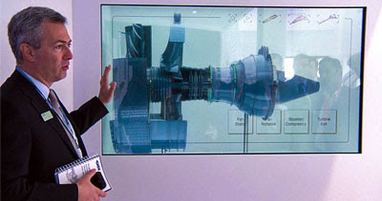Pro Display showcases jet engines | Digital Signage Today