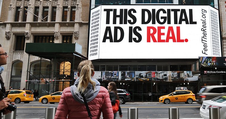 Digital signage getting advertisers to 'Feel the Real' | Digital ...