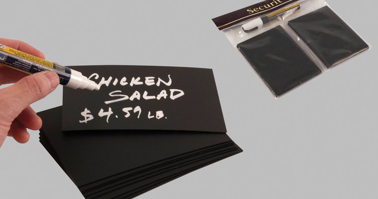 Quick Sign Changes in Style with New Mini Chalk Cards | Retail Customer ...