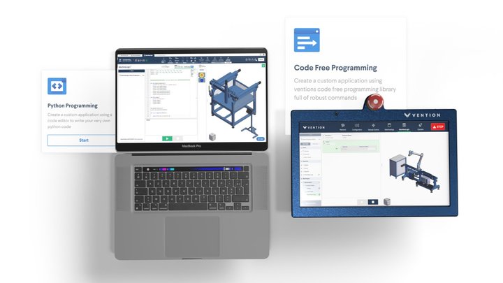 Vention announces Python feature for Manufacturing Automation Platform | Automation & Self-Service