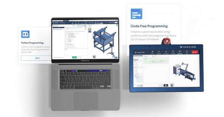 Vention announces Python feature for Manufacturing Automation Platform | Automation & Self-Service