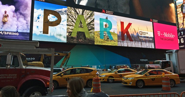 Times Square digital signage kicks off National Parks PSA | Digital ...
