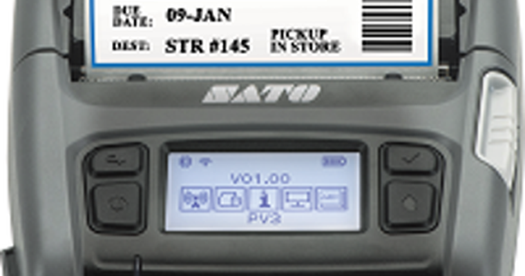 SATO America introduces PV3 mobile thermal printer | Kiosk Marketplace
