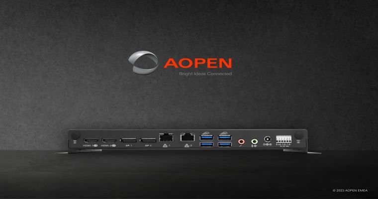 AOPEN introduces the DEX5750 8K fanless media player for 24/7 ...