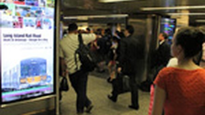 Penn Station digital signage network goes live | Digital Signage Today