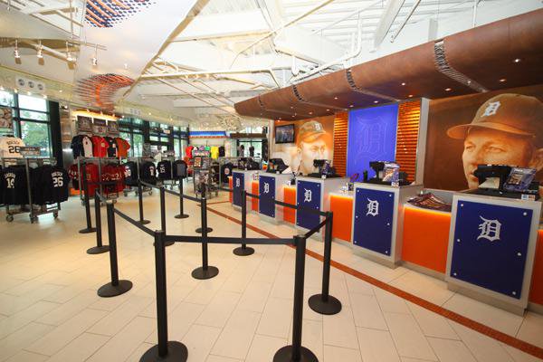Detroit Tigers Store at Comerica Park, Opening Day 2011 | Retail ...