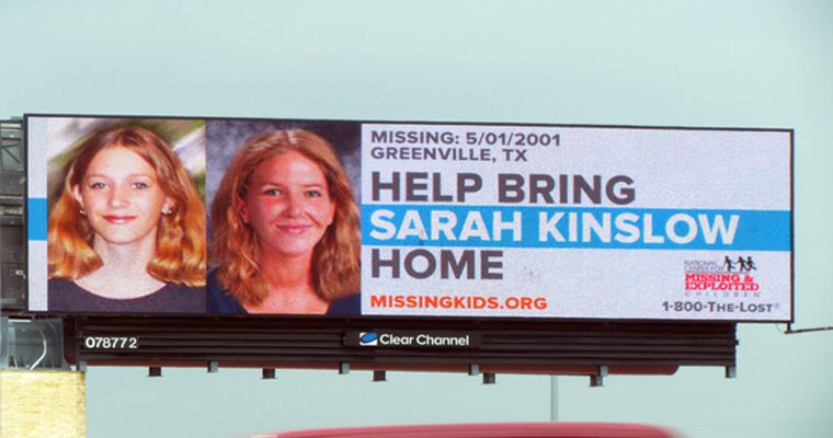 Digital billboard campaign timed with National Missing Children's Day ...