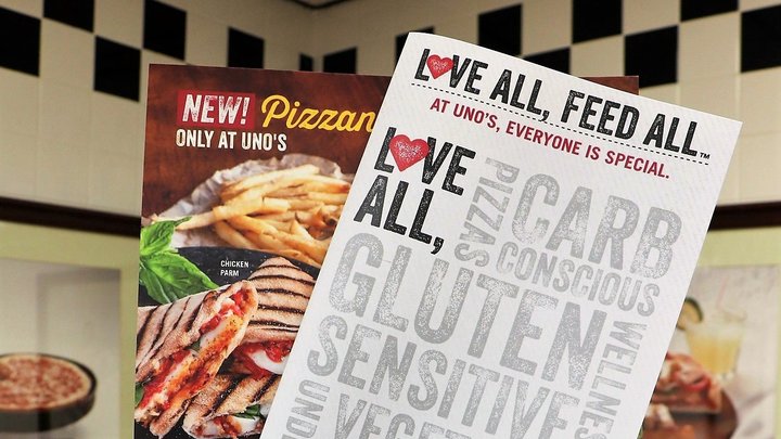 New Uno Pizzeria menu offers 65+ items for 6 different diets | Pizza ...