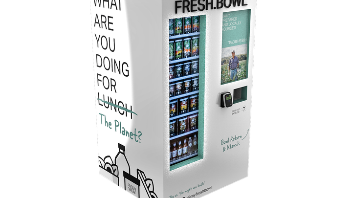 Fresh food vending operation debuts plastic-free machines, chef-crafted ...