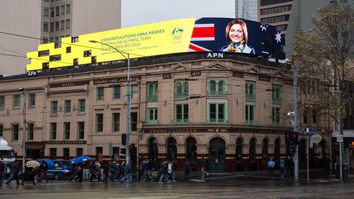 Digital signage used to reveal Australian Olympic Team's flagbearer ...