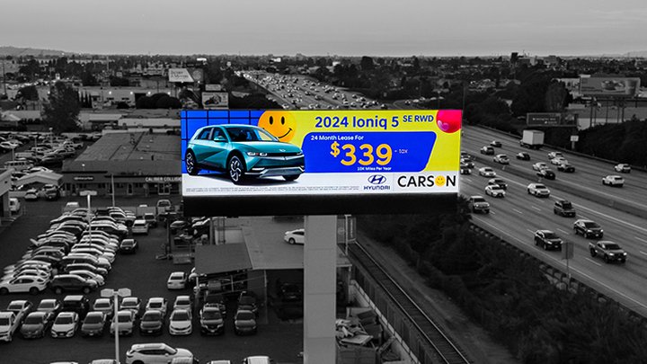 Car Dealership South of LA Adds Digital Billboard Next to Major Highway ...