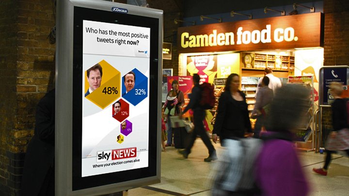 Digital signage brings real-time opinion polling to UK election ...