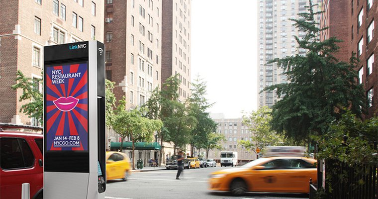 Digital signage ad kiosks set to spread Wi-Fi throughout NYC | Kiosk ...