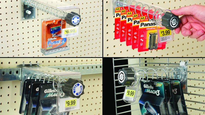 Secure high-theft merchandise on wire fixtures with new mounting ...
