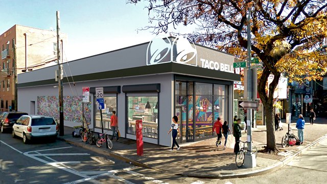 Taco Bell opens 1st NYC restaurant with new urban design | QSRweb