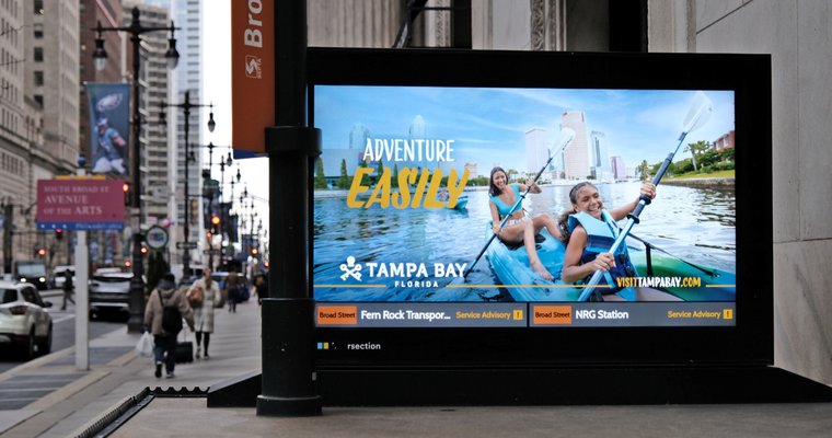 $2M DOOH campaign promotes Tampa Bay tourism | Digital Signage Today
