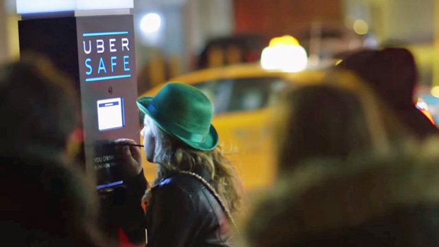Late-night revelers score free rides with Uber Safe kiosk | Kiosk ...