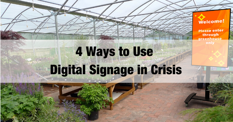 4 Ways to Use Digital Signage in Crisis | Digital Signage Today